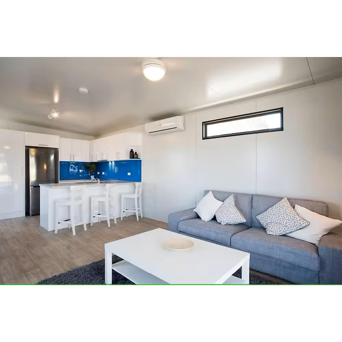 20 Ft Tiny Movable Prefab House to Live in 1 Bathroom, 1 Bedroom & 1 Kitchen- for Small Family. Bachelor Nest