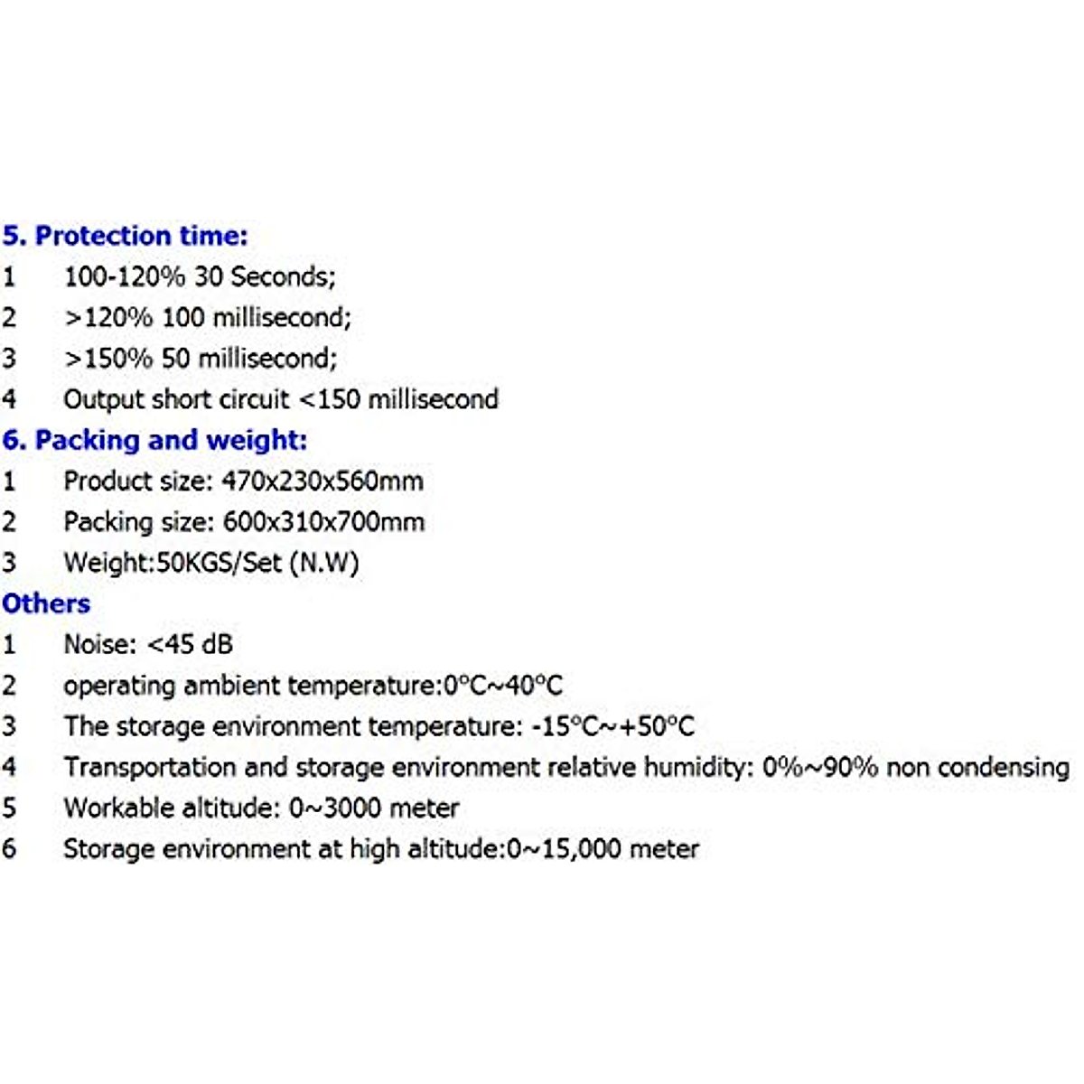 GOWE 3000W 48V 60A solar inverter with built-in charge controller MCU intelligent control excellent performance