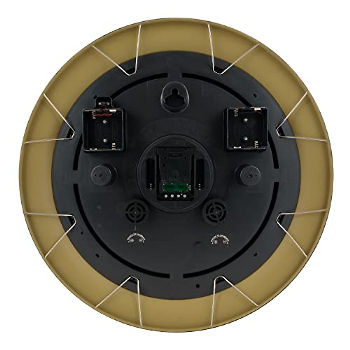 La Crosse Technology 435-3256A-C-INT 21" Indoor/Outdoor Metal Atomic Analog Clock with Lighted Constellation Dial