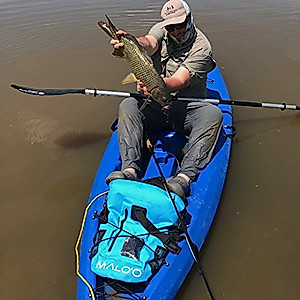 Malo’o Waterproof Heavy Duty Backpack - 30L - Roll-Top Dry Bag - Beach Bag - Backpacking Bag - Fishing Bag-Kayaking Bag