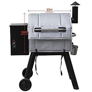 Stanbroil Insulation Blanket for Traeger Pro 575, 22 Series, Pro 20 and Lil' Tex Elite Grill, Durable Grill Blanket for Winter Smoking