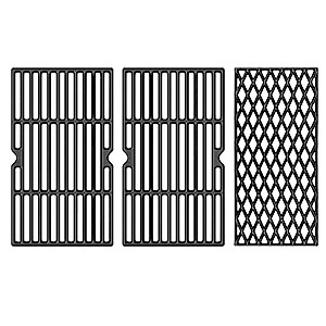 SafBbcue Replacement Parts Kit for Dyna glo DGH450CRP-D DGH474CRP DGH450CRP DGH485CRP Cast Iron Grill Grates