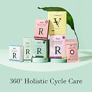 Rael Disposable Underwear for Women, Organic Cotton Cover - Incontinence Pads, Postpartum Essentials, Disposable Underwear, Unscented, Maximum Coverage (Size L-XL, 8 Count)