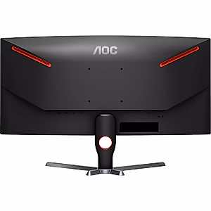 AOC 2021 30” LED Gaming Monitor - 75Hz, Full HD 2560 x 1080 Curved Monitor with Built-in Speaker, AMD FreeSync and HDMI Ports, Black
