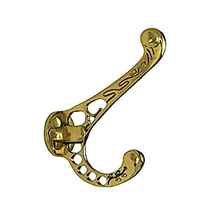 Nostalgic Warehouse Victorian Coat Hook, Polished Brass,701067