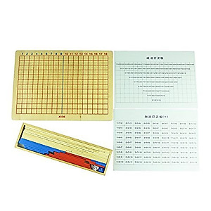 DANNI Montessori Addition Subtraction Strip Board Preschool Childhood Math Toy Early Educational Math Calculation Learn Teaching Aids