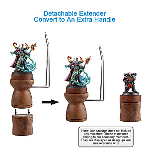 Jucoci Painting Handle for Miniautres Paint Handle Compatible with DND Miniatures, Scale Model, Fantasy Figurines