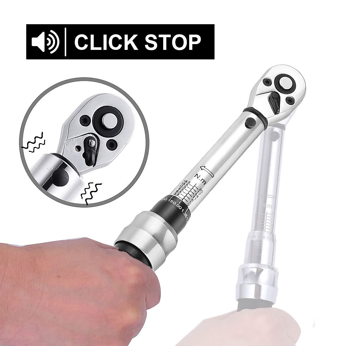 COTOUXKER Bike Torque Wrench Set - 2 to 20 Nm – 1/4 Inch Driver Pro MTB Bicycle Maintenance Torque Wrench Kit Tool for Road Mountain Bikes Motorcycle Multitool