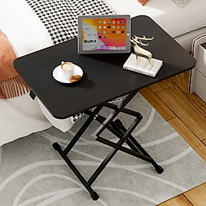 ZMYCZ Desk, Height Adjustable Converter, 31.5''x20'' Workstation, Ergonomic Gas Desk, Sit Stand Tabletop Monitor and Laptop Riser (Black)