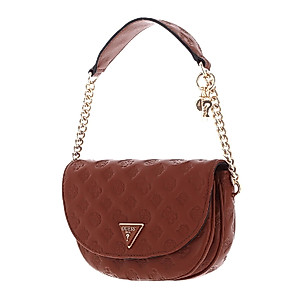 GUESS La Femme Flap Shoulder Bag Cognac One Size