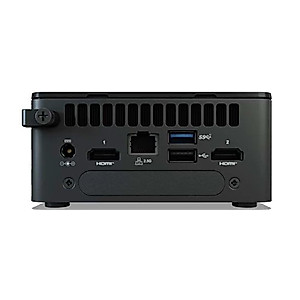 Intel NUC 11 Pro Kit BNUC11TNKI50001 Home & Business Mini Desktop i5-1135G7 4-Core, 16GB RAM, 1TB PCIe SSD, Iris Xe, WiFi, Bluetooth, HDMI, USB 3.2, Black, Win 10 Home with Hub