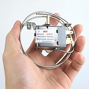 Hottche Mini Fridge Thermostat,Universal Freezer Refrigerator Thermostat Controller(3 pin WDF 18gl B02020008,AC 220V 6A WDF18-L)