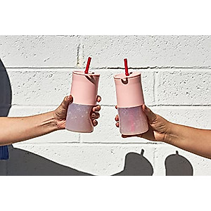 Rabbit Frozen Cocktail Silicone Tumbler, 2 Count (Pack of 1), Pink