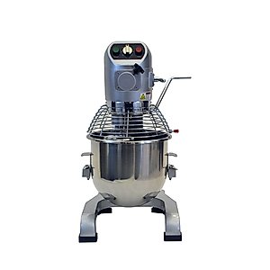 Atosa USA, Inc. PPM-20 Commercial 20 Quart Planetary Mixer #12, Floor Model, Gear Driven, 3 Speed Controls, 30-Min Timer, Electric 115V