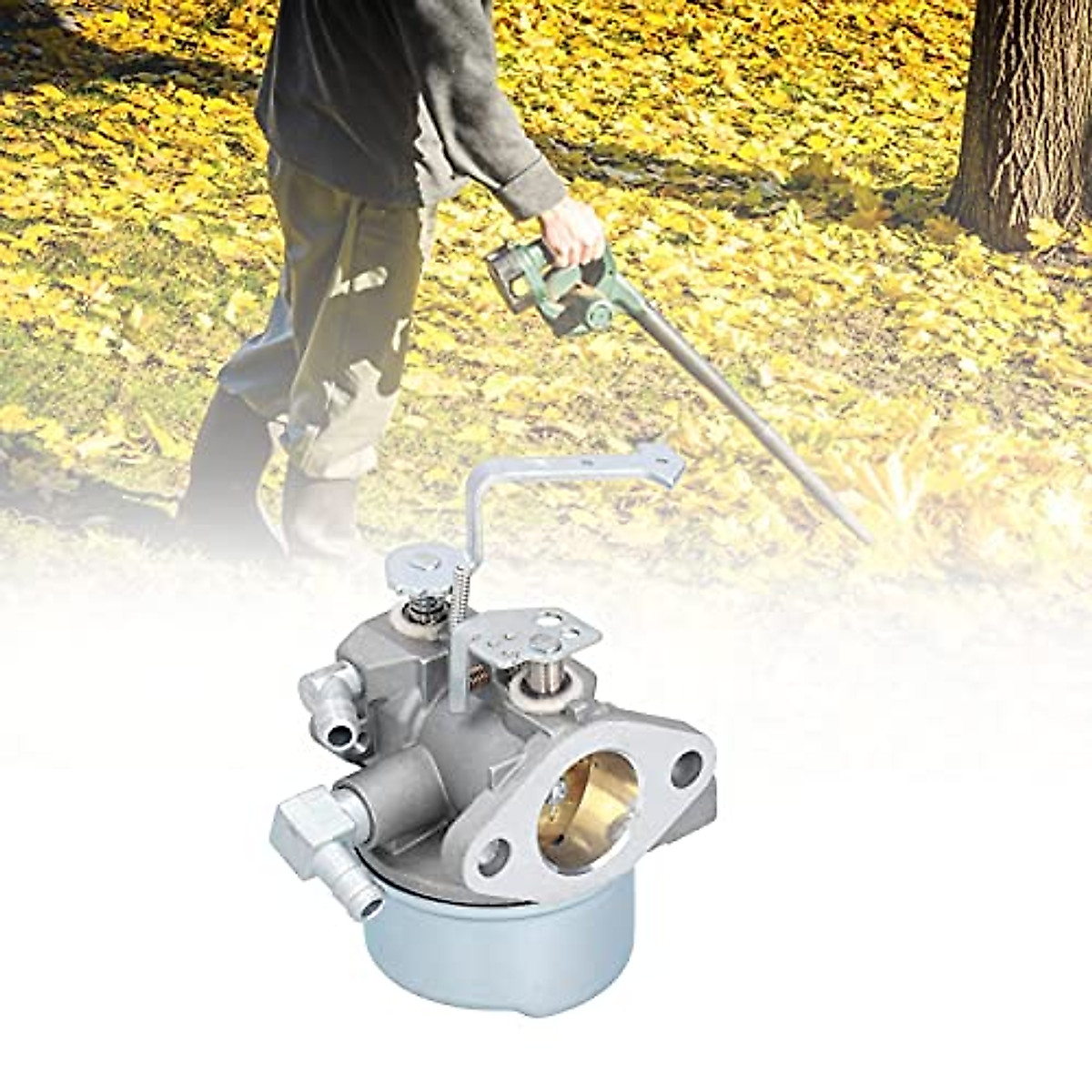 01 Lawn Mower Carburetor, Easy Installation Aluminum Carburetor 640152 Reliable for Garden