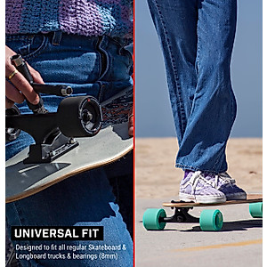 Fireball Dragon Spacers and Washers for Skateboards and Longboards (24 Rings, 12 Spacers) (Silver)