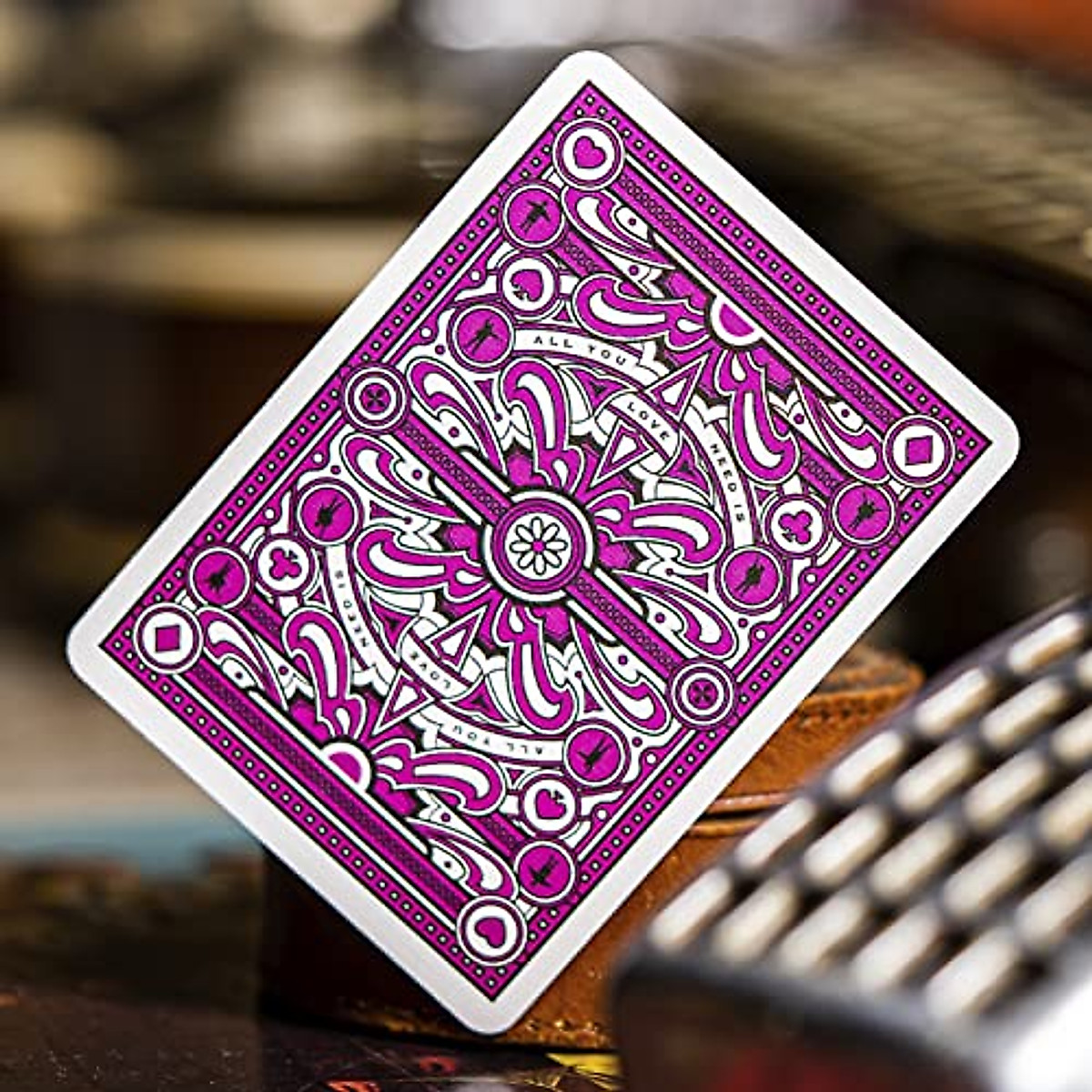 theory11 The Beatles Premium Playing Cards - Pink Deck Officially Licensed Collector's Cards