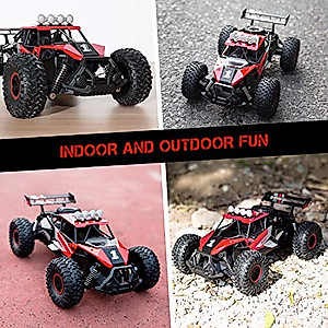 SGILE Remote Control Car Toy for Boys Girls, 2.4 GHz RC Drift Race Car, 1:16 Scale Fast Speedy Crawler Truck, 2 Batteries for 50 Mins Play, Toy Gift for Boys Girls