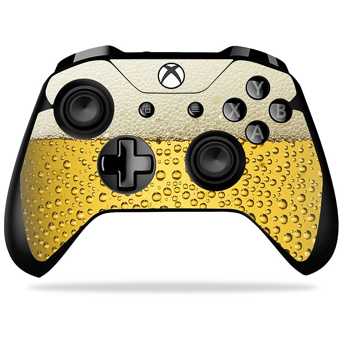 MightySkins Skin Compatible with Microsoft Xbox One X Controller - Beer Buzz | Protective, Durable, and Unique Vinyl Decal wrap Cover | Easy to Apply, Remove, and Change Styles | Made in The USA
