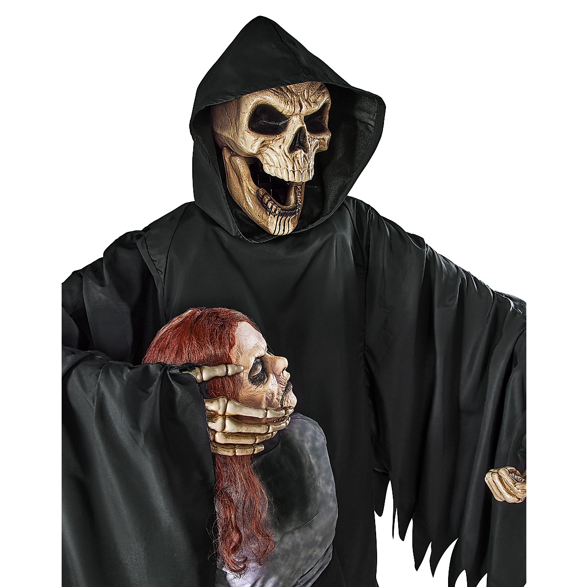 Spirit Halloween 6.6 Ft The Black Heart Animatronic | Decorations | Animated | Moving arm motions | Speaks Chilling Phrases