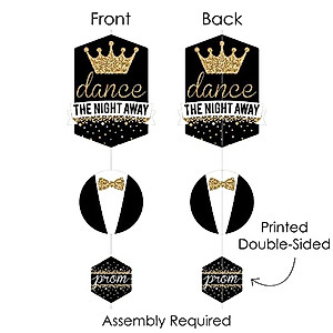 Big Dot of Happiness Prom - Prom Night Party DIY Dangler Backdrop - Hanging Vertical Decorations - 30 Pieces
