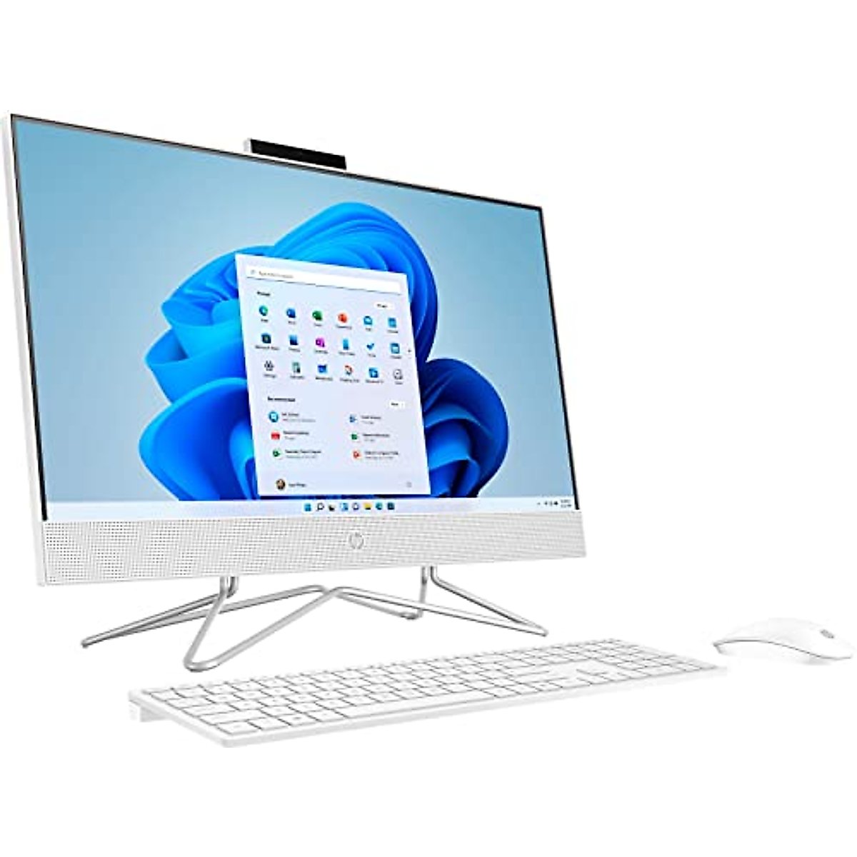 HP 24 All-in-One Desktop Computer I 23.8" FHD IPS Touchscreen (72% NTSC) I Intel 4-Core Pentium Silver J5040 I 16GB DDR4 1TB SSD I Intel UHD Graphics 605 I Win11 White + HDMI Cable