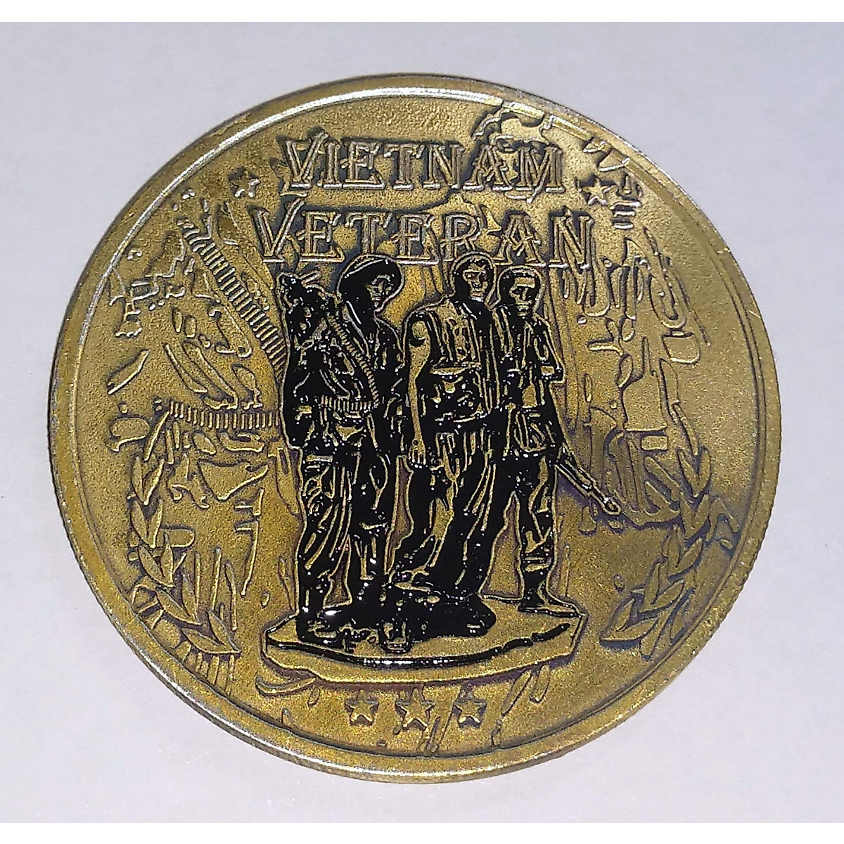 Vietnam Veteran - All Gave Some, Some Gave All Military Challenge Art Coin
