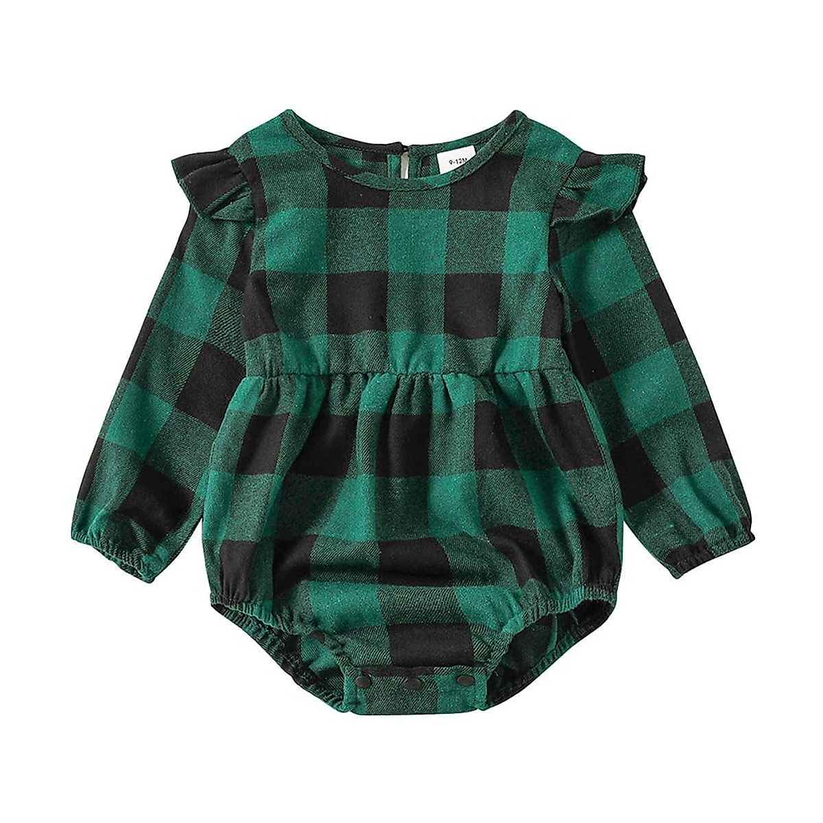 Mommy and Me Christmas Dresses Long Sleeve Santa Claus Green Red Black Buffalo Plaid Velvet Dress Fall Winter Xmas Holiday Party Mom Daughter Matching outfits Photoshoot Green Black Plaid 8-9 Years