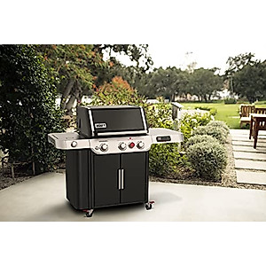 Weber Genesis Smart EX-335 Liquid Propane Gas Grill, Black