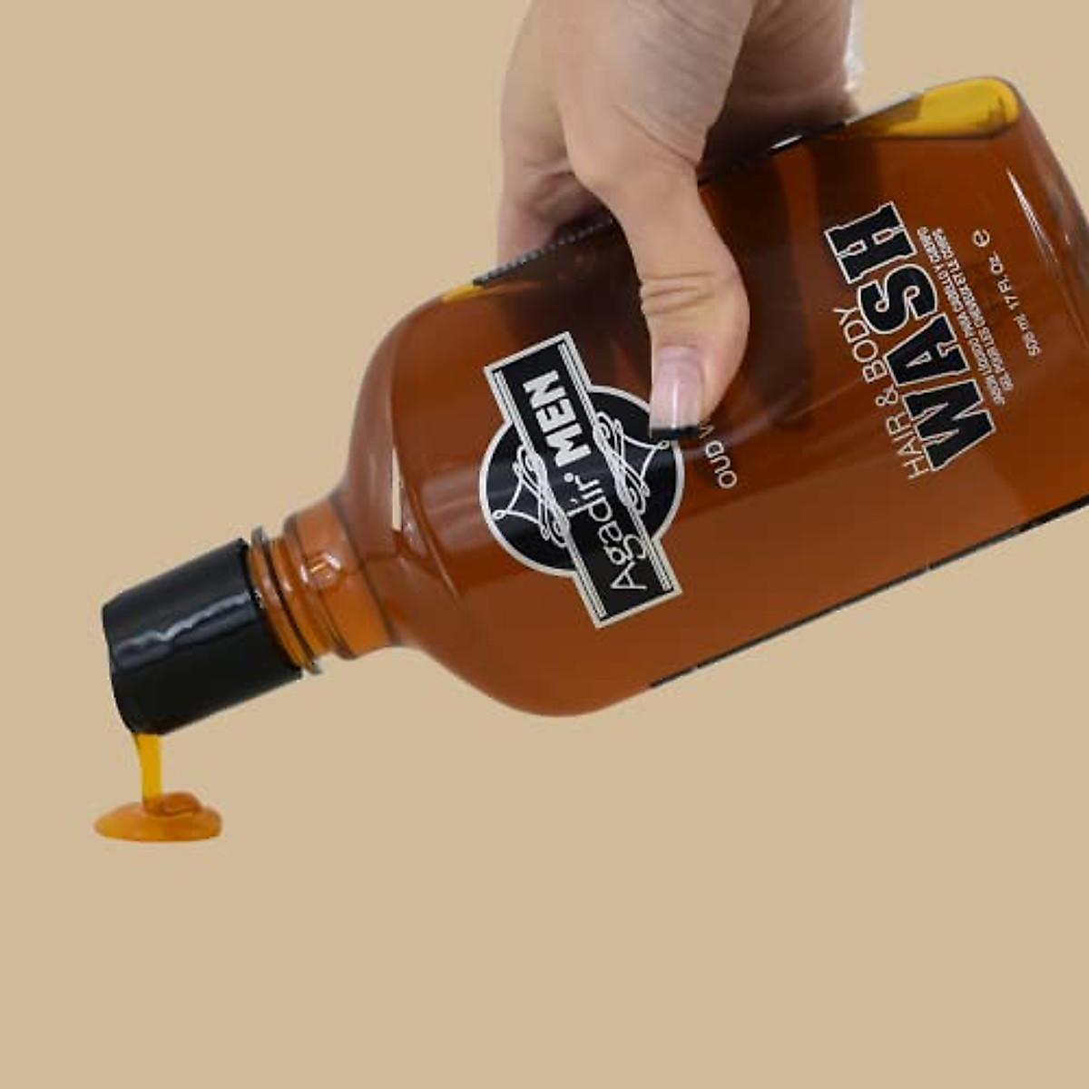 AGADIR Men Hair And Body Wash, 17 Fl Oz