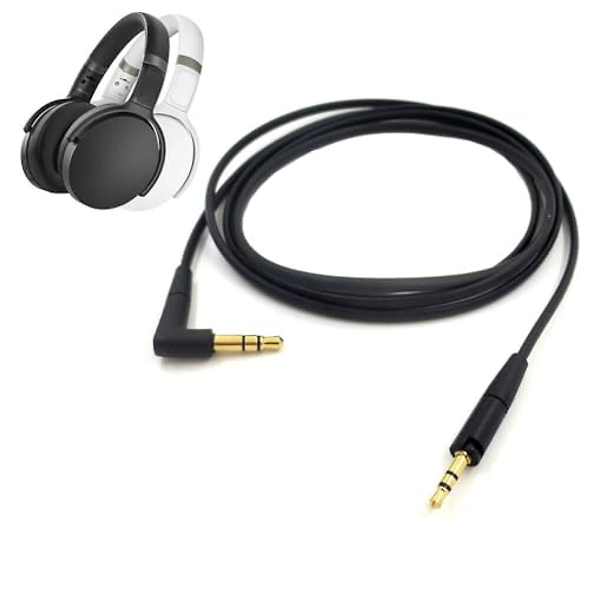 V-MOTA Earphone line Cable Compatible with Sennheiser HD400S HD350BT HD4.30 HD4.40BT HD4.50BTNC HD450BT HD458BT Momentum Over-Ear Headset,1.4 Meters / 4.6 feet