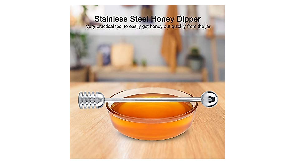 Stainless Steel Honey Dipper Stick - Durable & Practical