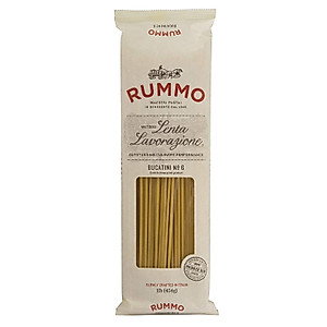 Rummo Italian Pasta Bucatini No.6, Always Al Dente (16 ounce)