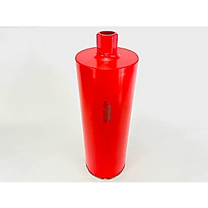 6" Inch Diamond Wet Core Drill Bit 1-1/4” Threaded by BLUEROCK Tools for Concrete Rebar Asphalt Brick Rock Masonry Hole Barrel Coring