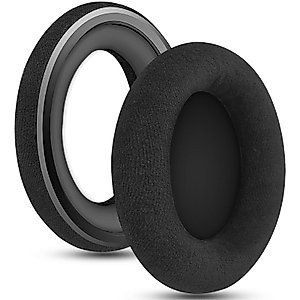 Gvoears HD598 Ear Pads Cushions for Sennheiser HD598 HD598 Cs HD598SE HD 598 SR HD518 HD558 HD595 HD599 HD569 HD579 HD560s Headphones Earpads,Headset Ear Cushions Earmuffs Comfort Black Dense Velvet