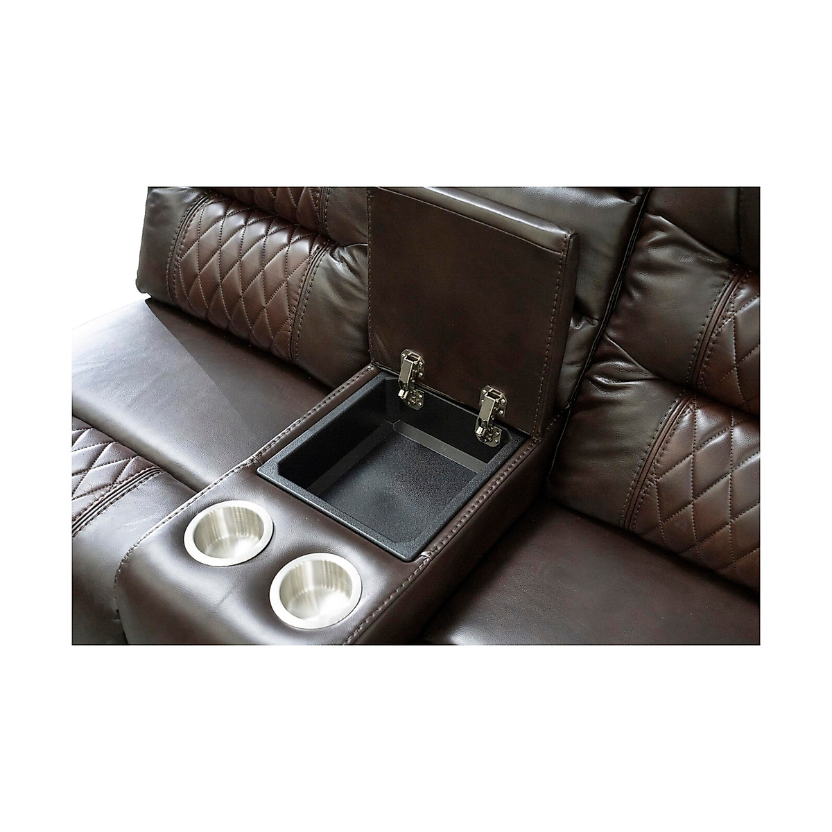 Kingway Sofas, 2 Recliner Seat, Brown