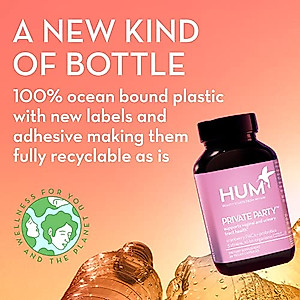 HUM Private Party Cranberry Pills for Women - Daily Vaginal Probiotic Women's Vitamins for Urinary Tract Health - Vegan Lactobacillus Supplement for a Balanced Vaginal pH + Microbiome (30 Capsules)