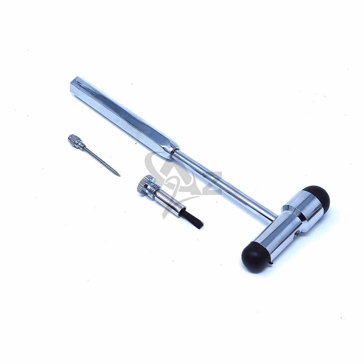 Buck 3 in 1 Percussion Hammer + Reusable Diagnostic Medical Pocket Penlight Pen Light (A2ZSCILAB) (Black PENLIGHT + Buck Hammer)