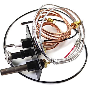 Natural Gas - SRV10002264 /10002264-3 Way Pilot Assembly Replacement Majestic,Temco, Vermont Castings, HHT, Dutchwest, Monessen Fireplace and Stoves 230-1781/4021-736/2103-011/2103-010