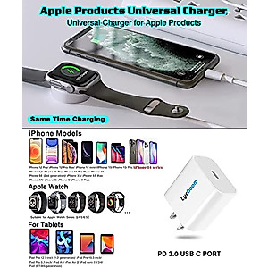 2023 New Update Fast 2 in 1 Charging Station Cable (5FT) for Apple Watch8 7 6 5 4 3 and for All iPhone 14/13/12/12 Mini/12Pro/12 Pro Max Plus/11/11Pro/11 Pro…