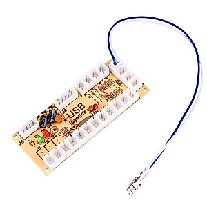 TAPDRA Zero Delay Arcade USB Encoder PC to Joystick for PC Mame Jamma Raspberry Pi & Other Pc Fighting Games