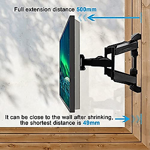 SYLVOX 65 inch Outdoor TV, Waterproof 4K Ultra HD HDR Smart TV with Bluetooth WiFi Function with Waterproof Wall Mount for Partial Sunshine Areas