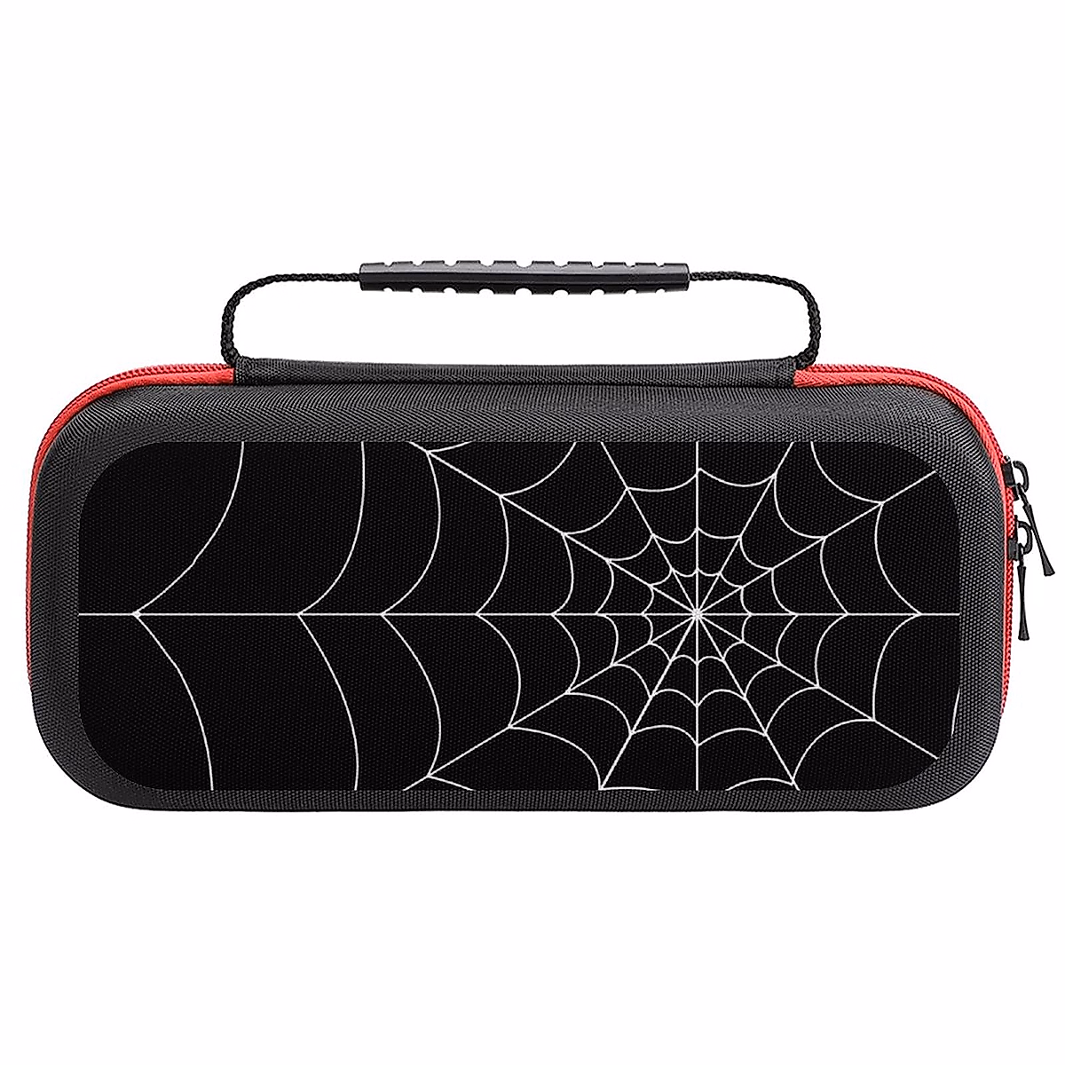 Goth Spider Web Travel Carrying Case Tote Bag For Nintendo Switch Accessories Holds 20 Game Card Bag