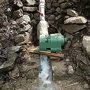 1000W Horizontal Hydroelectric Generator 220V AC Household Electricity Generation Equipment Outdoor Generators Clean Energy Lighting 50HZ 500-1500r/min