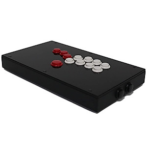 FightBox RAC-J800B-PS All Buttons Leverless-Style Arcade Joystick Fight Stick Game Controller For PS4/PS3/PC Sanwa OBSF-24 30