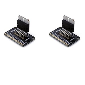 Treedix 2pcs L298N Motor Driver Controller Board Module Stepper Motor DC Dual H-Bridge for Arduino Smart Car Power UNO MEGA R3 Mega2560