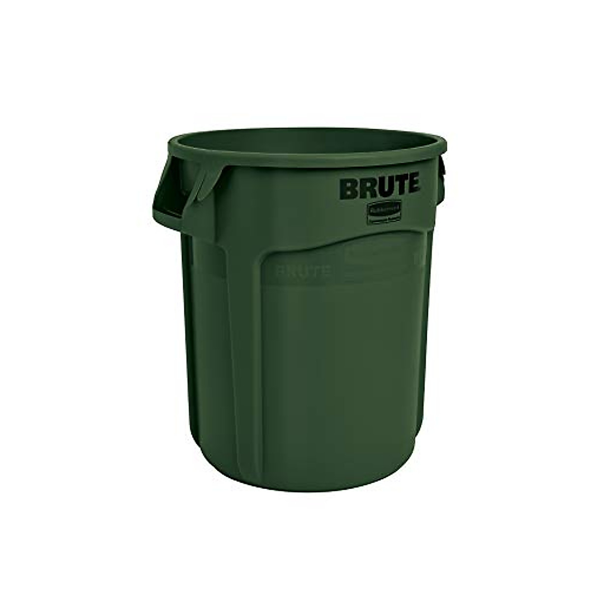 Rubbermaid Commercial Products FG261000DGRN BRUTE Heavy-Duty Round Trash/Garbage Can, 10-Gallon, Green
