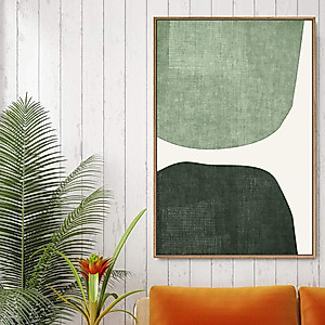 IDEA4WALL Framed Canvas Print Wall Art Multicolor Scientific Circle Diagram Geometric Shapes Illustrations Modern Art Chic Colorful for Living Room, Bedroom, Office - 16"x24" Natural