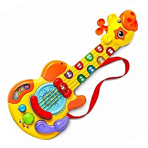 VTech Zoo Jamz Guitar (Frustration Free Packaging), Yellow, 80-179001