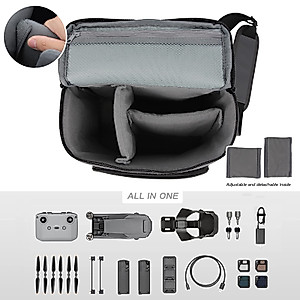 YueLi Mavic 3 FlyMini 3 proMavic 3 Classic More Combo Shoulder Bag Waterproof Outdoor Travel Backpack DIY Travel Carrying Bag Outdoor Shoulder Bag for DJi Mavic 3Mini 3 pro Drone Bags Accessories
